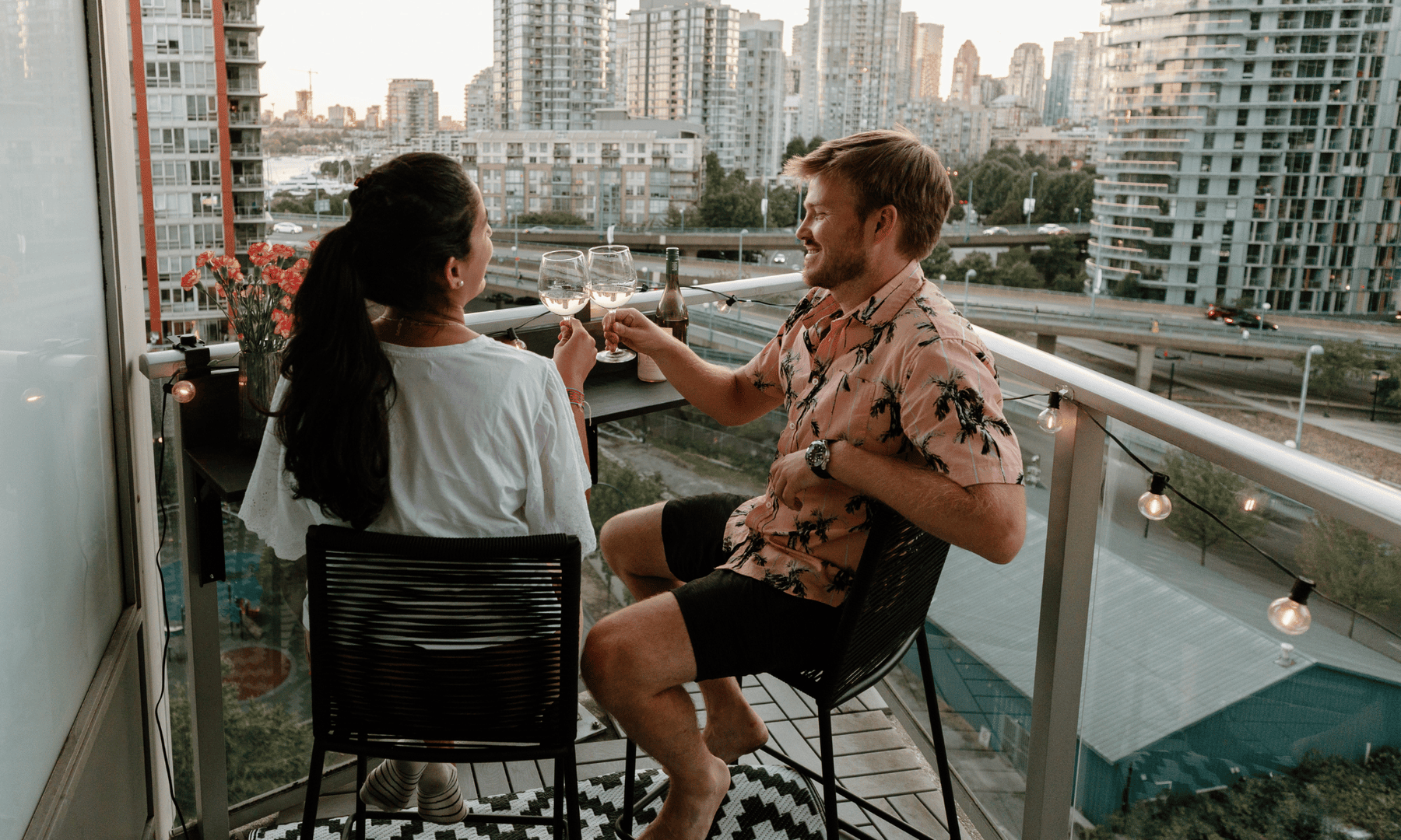 Views Balcony Bar Mini | Outdoor Railing Hanging Bar Table