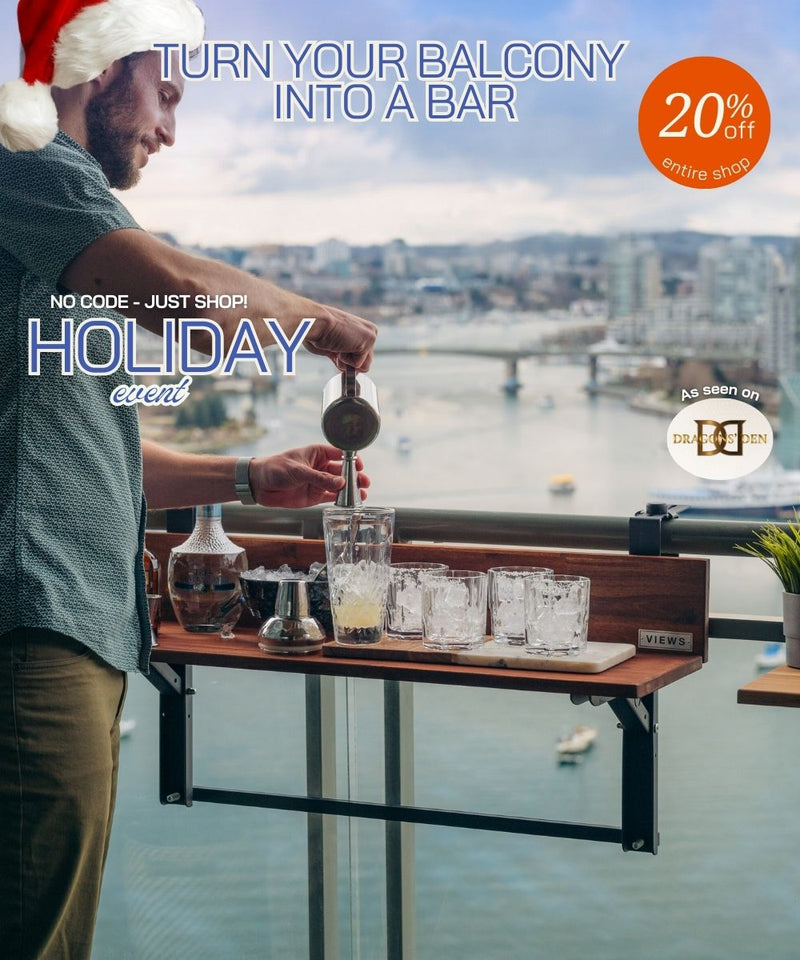 Functional Patio Furniture for Small Apartments | Views Balcony Bar