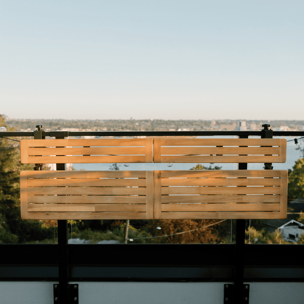 Views Balcony ™ Bar | Folding Railing Bar Table for Patio