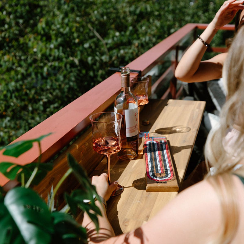 Views Balcony ™ Bar | Folding Railing Bar Table for Patio