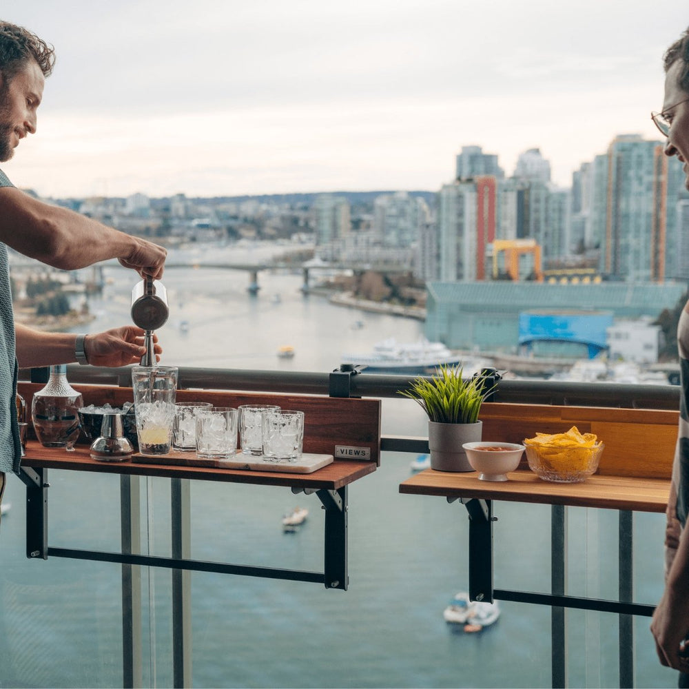 Views Balcony Bar Mini | Outdoor Railing Hanging Bar Table