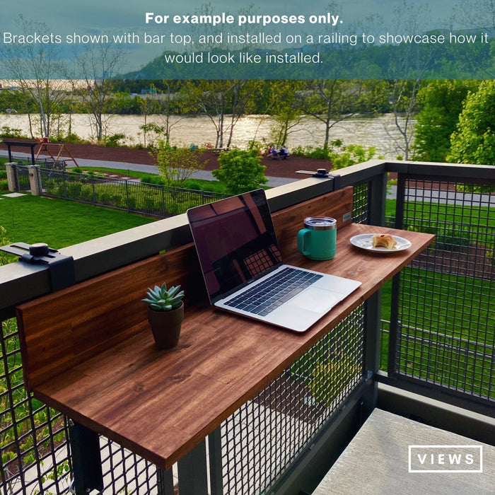 Balcony Bar Bracket Sets, Adjustable & Durable